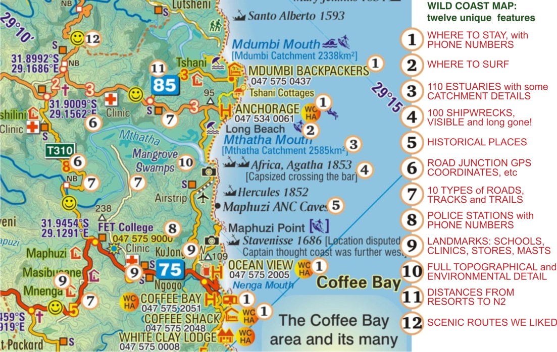 Map of the Wild Coast | WILD COAST
